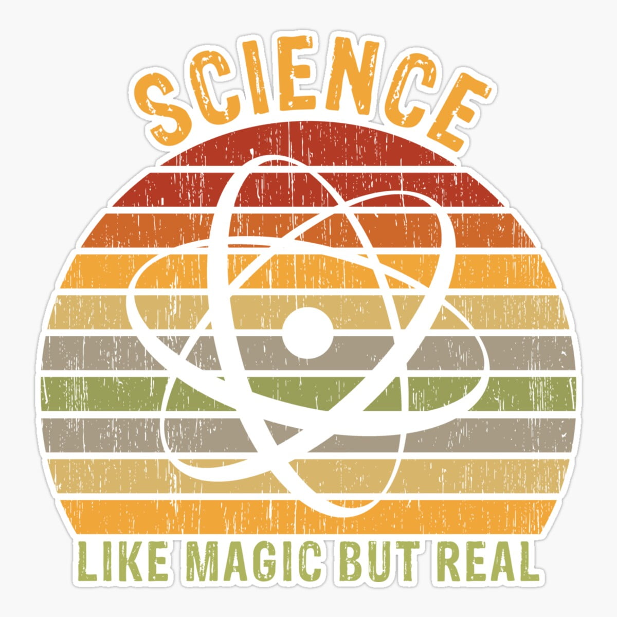 Maneki Science Like Magic But Real,Funny Retro Er, Phone Decal Water ...