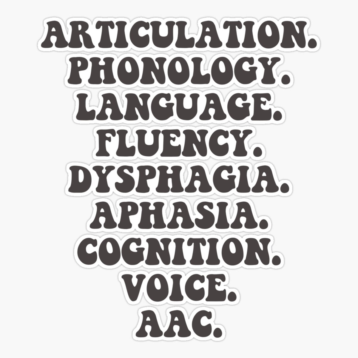 Maneki Scope Of Practice - Speech Language Pathology Er, Phone Decal ...