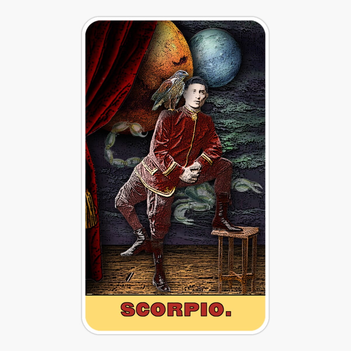 Maneki Scorpio - Rom The Midway Arcana Er, Phone Decal Water Bottle ...