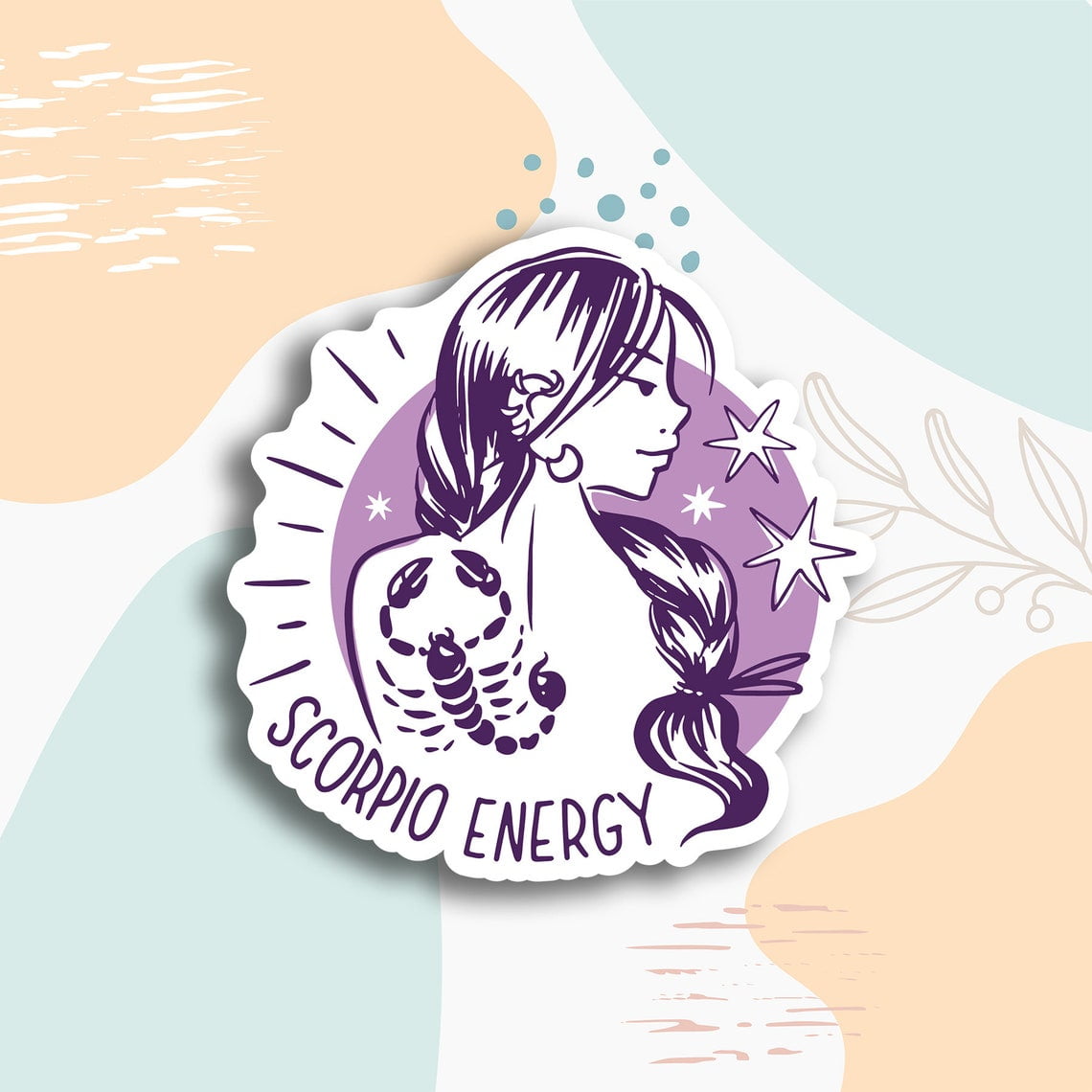 Maneki Scorpio Zodiac Er, Zodiac Friend Gift, Planner Decals, Birthday ...