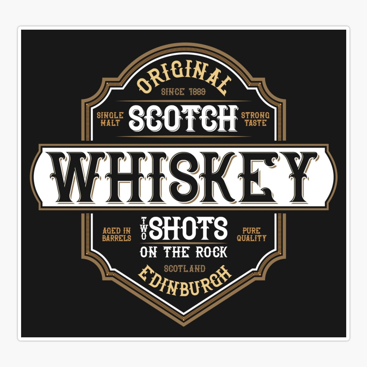 Maneki Scotch Whiskey From Edinburgh, Scotland Er, Phone Decal Water ...