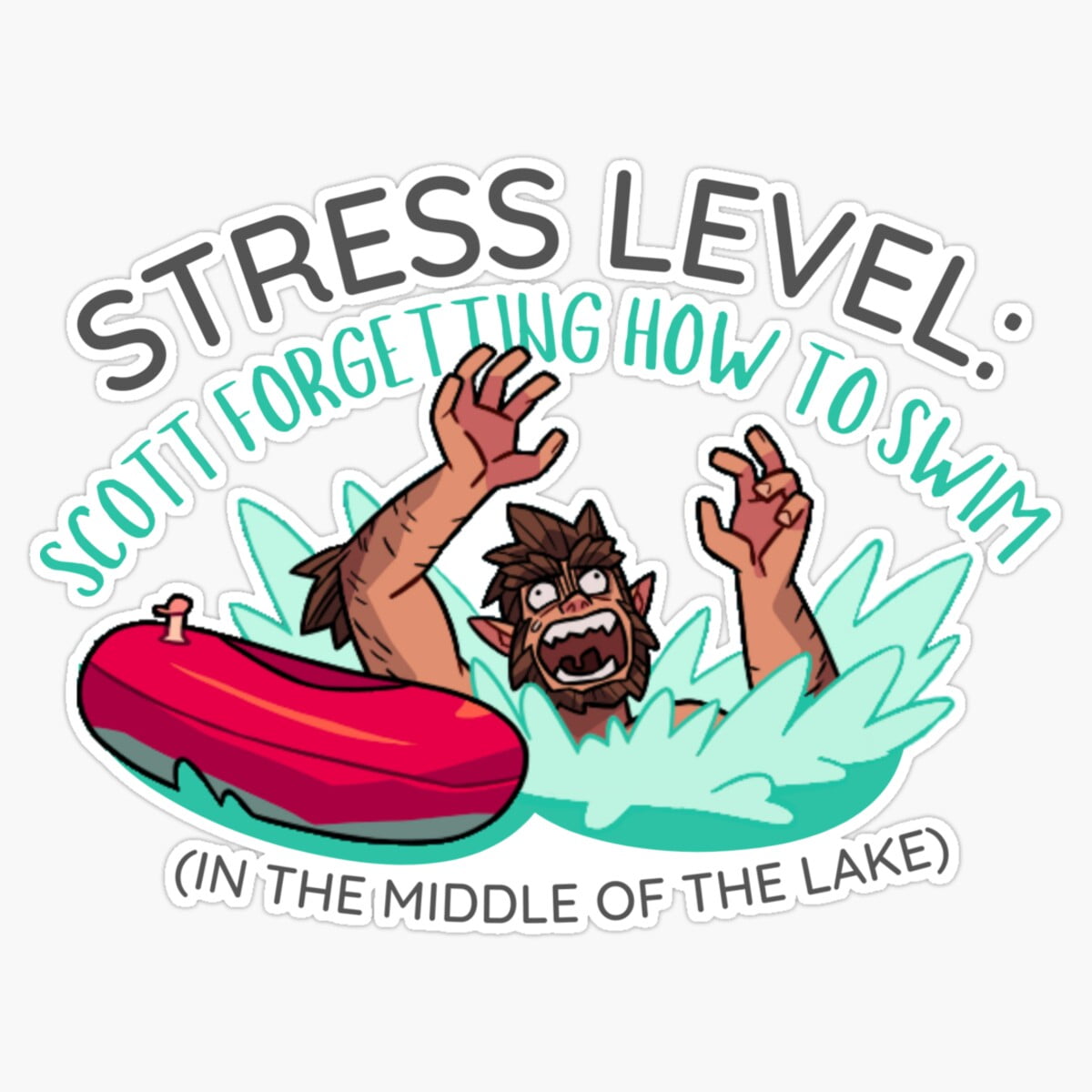Maneki Scott Howl Forgetting How To Swim, Monster Camp Er, Phone Decal ...