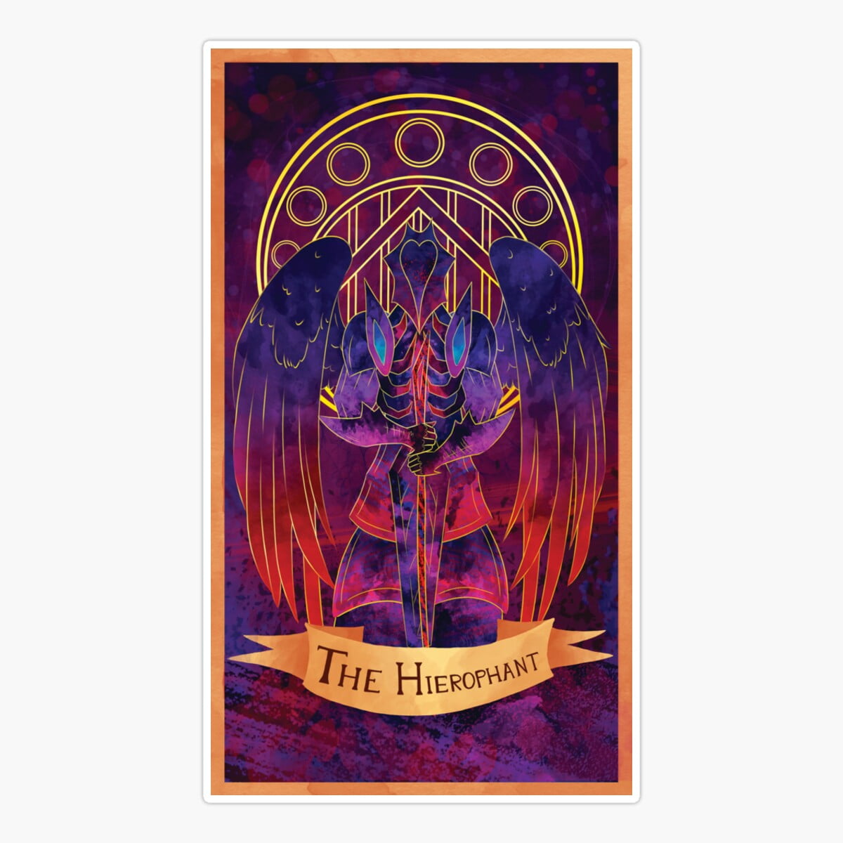 Maneki Scp-001 Gate Guardian | The Hierophant Card Er, Phone Decal ...