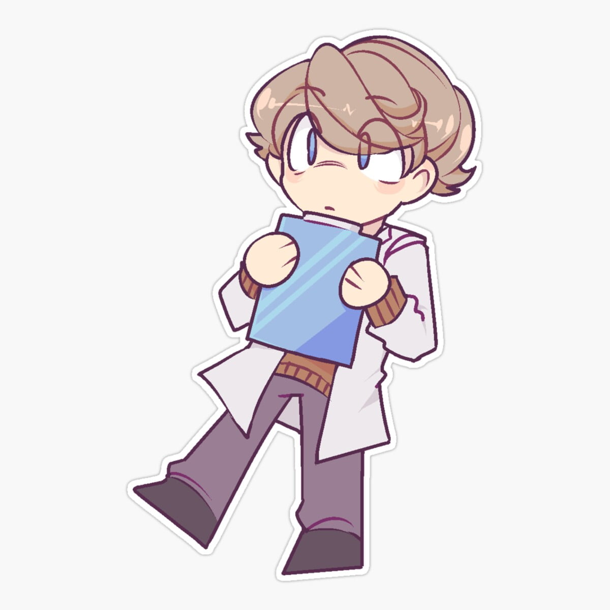 Maneki Scp Foundation: Dr. Gl Er, Phone Decal Water Bottle Stickers Car ...