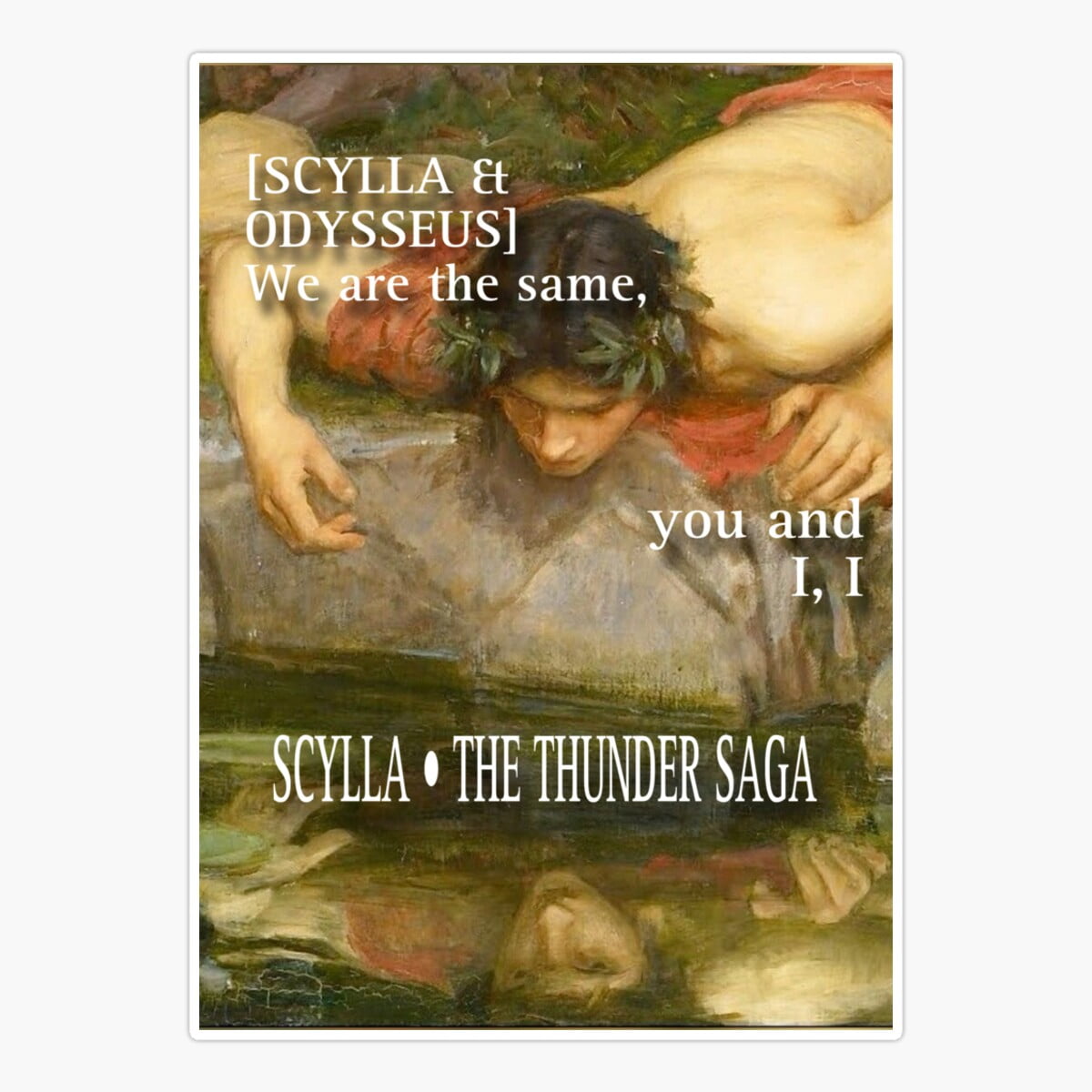 Maneki Scylla Epic The Musical Thunder Saga Poster With Waterhouse Art ...