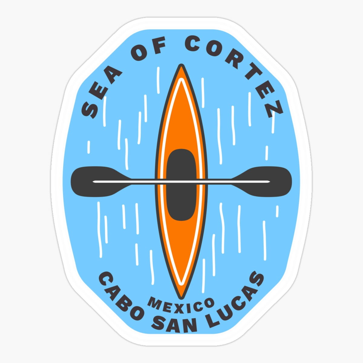 Maneki Sea O Cortez, Cabo San Lucas, Mexico Sticker, Phone Decal Water ...