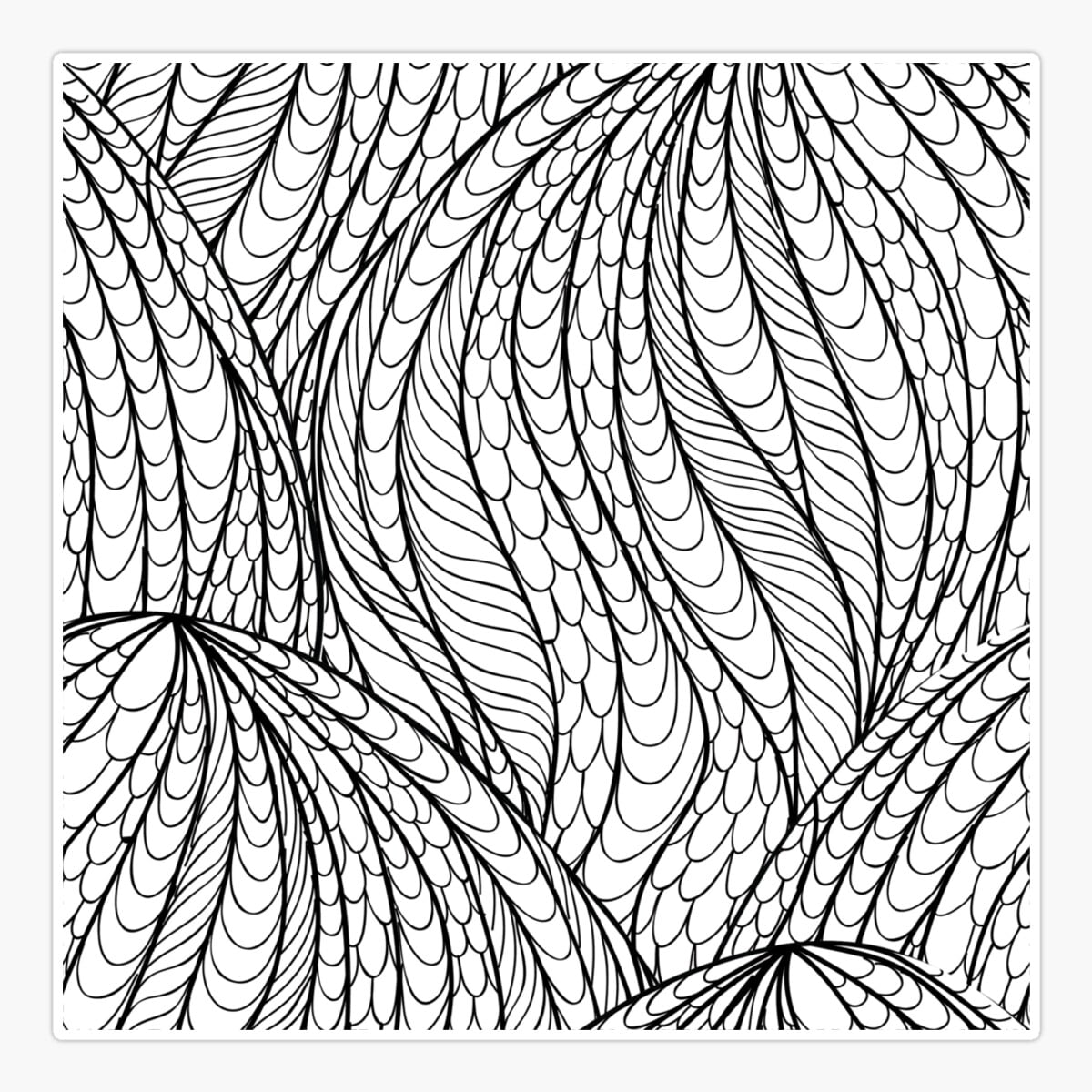 Maneki Seamless Japanese Wagara Octopus Head Pattern Sticker, Phone ...