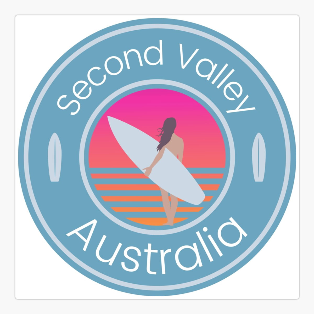 Maneki Second Valley Australia Sticker, Phone Decal Water Bottle ...
