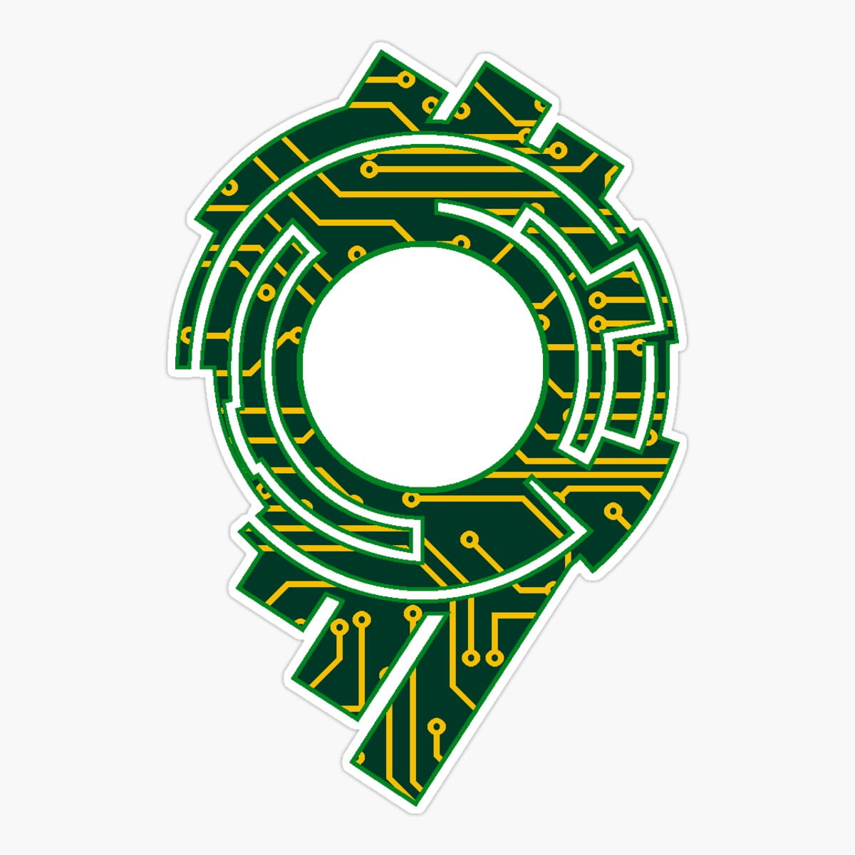 Maneki Section 9: Circuits Sticker, Phone Decal Water Bottle Stickers ...