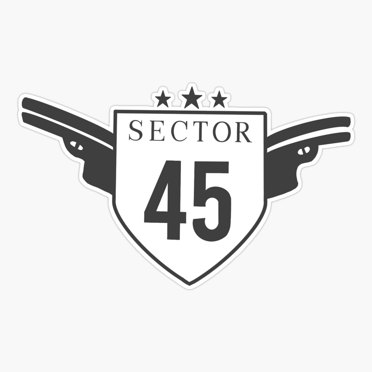 Maneki Sector 45 Shatter Me Sticker, Phone Decal Water Bottle Stickers ...