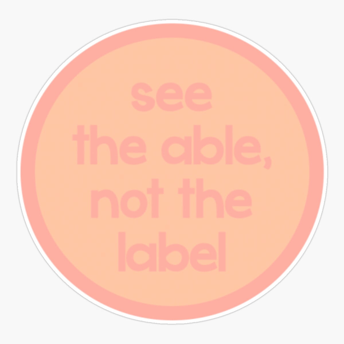 Maneki See The Able Not The Label Er, Phone Decal Water Bottle Stickers ...