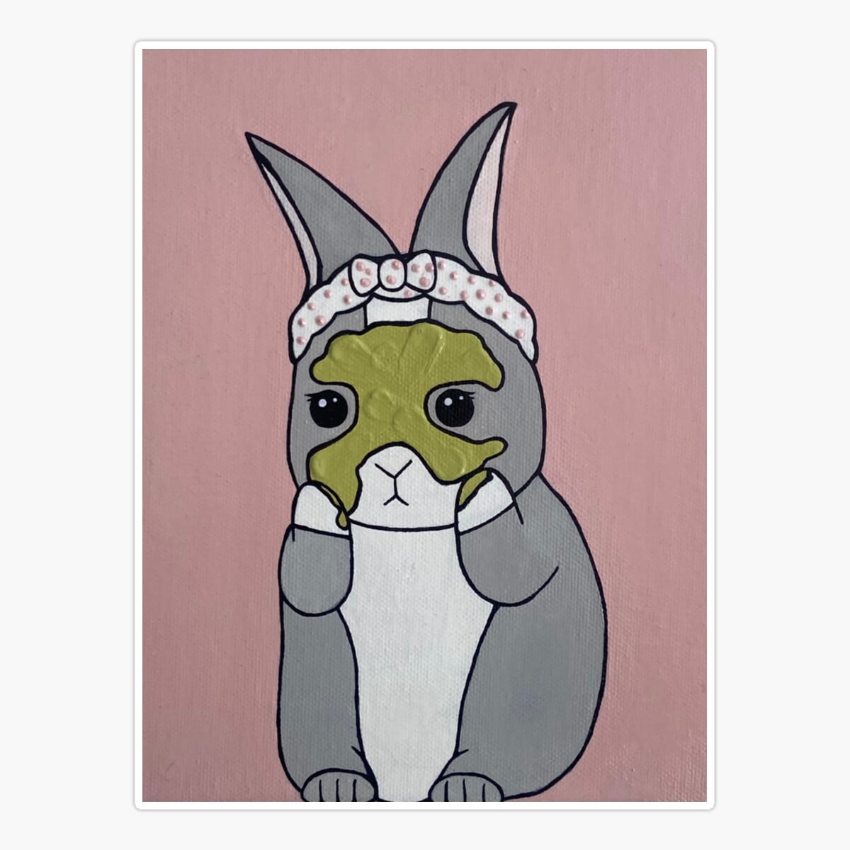 Maneki Sel-Care Bunny Er, Phone Decal Water Bottle Stickers Car Decals ...