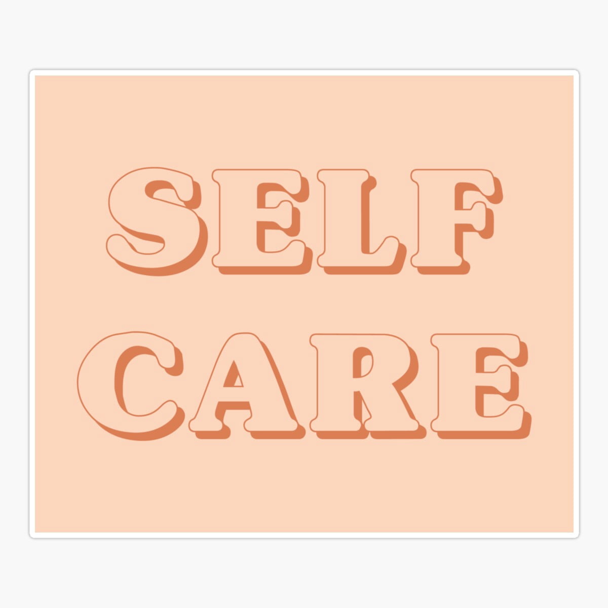 Maneki Self Care Sticker, Phone Decal Water Bottle Stickers Car Decals ...