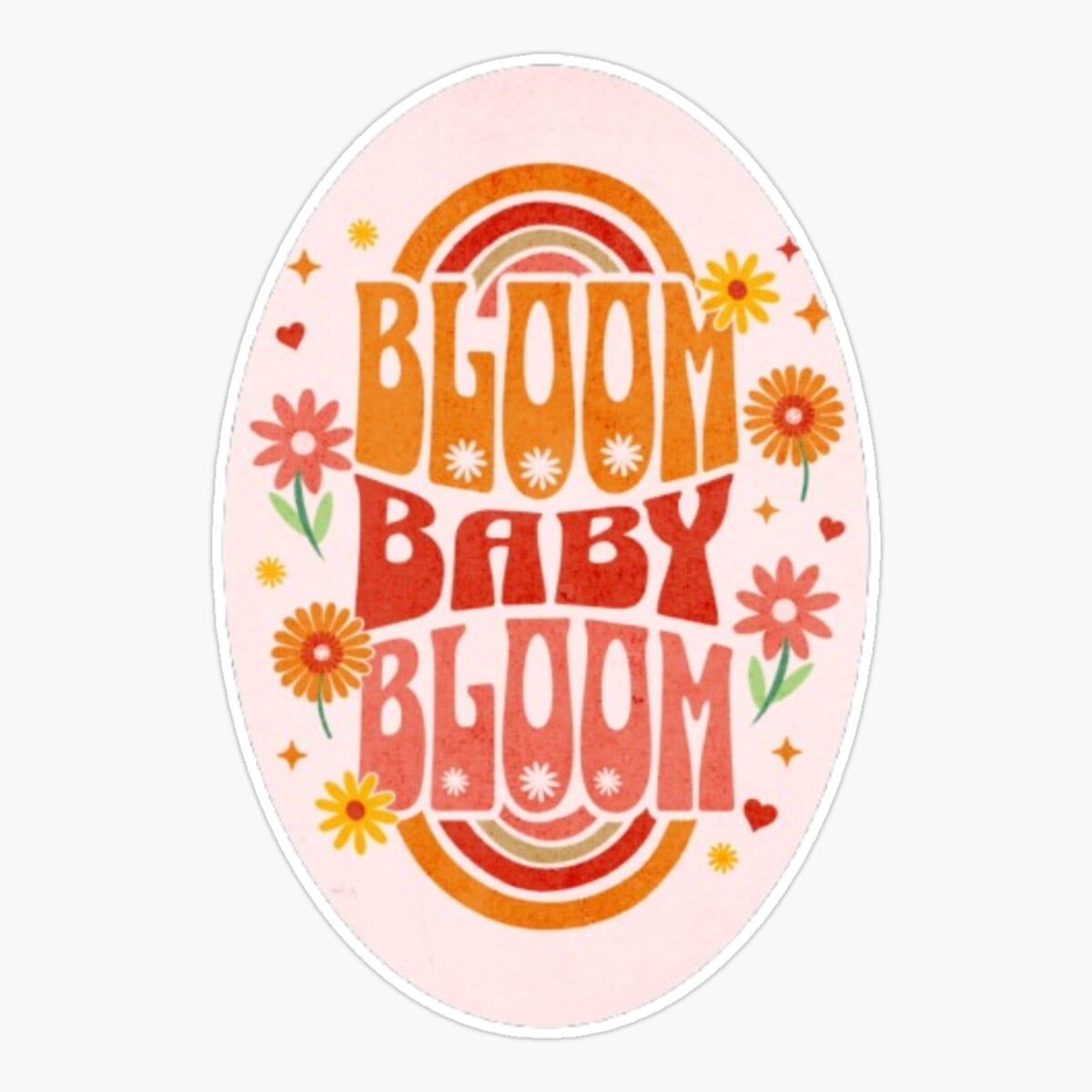 Maneki Self-Love Affirmation Sticker -Bloom Baby Bloom Sticker, Phone ...