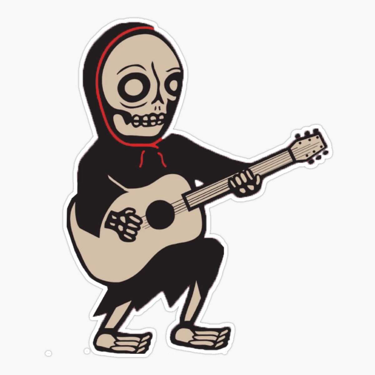 Maneki Senses Fail Skel Sticker, Phone Decal Water Bottle Stickers Car ...