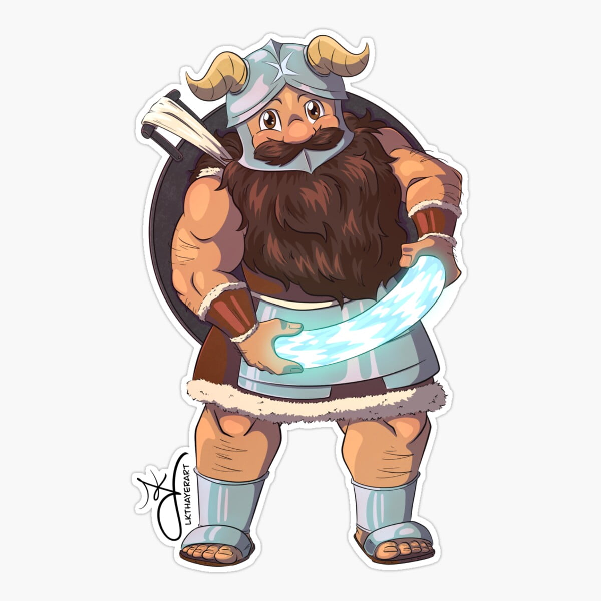 Maneki Senshi Delicious In Dungeon Sticker, Phone Decal Water Bottle ...