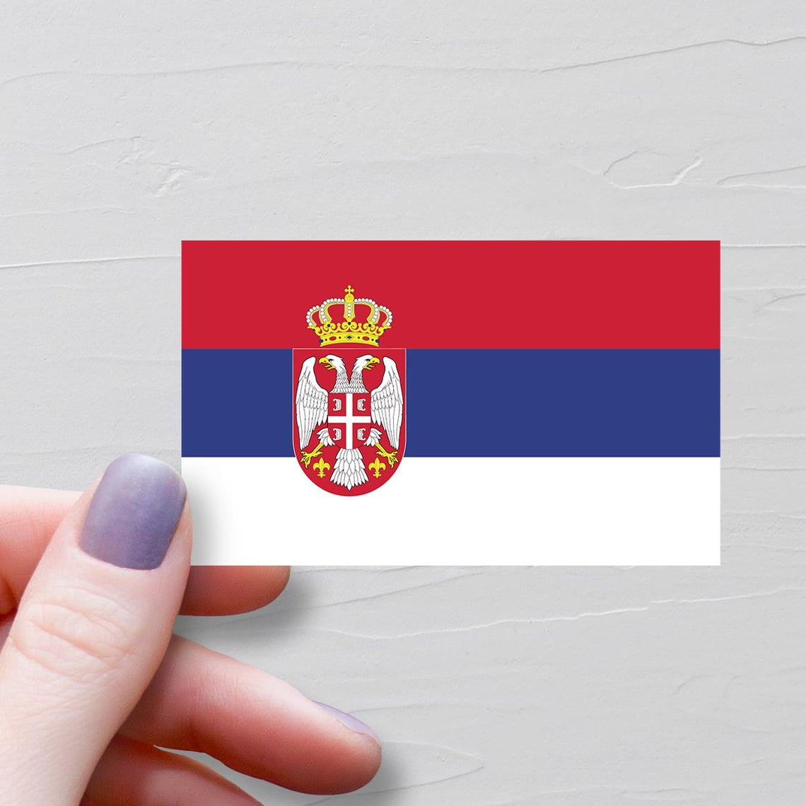 StickerCraft Serbia Flag Er, Vinyl Travel Ers, Serbian Flag, World ...
