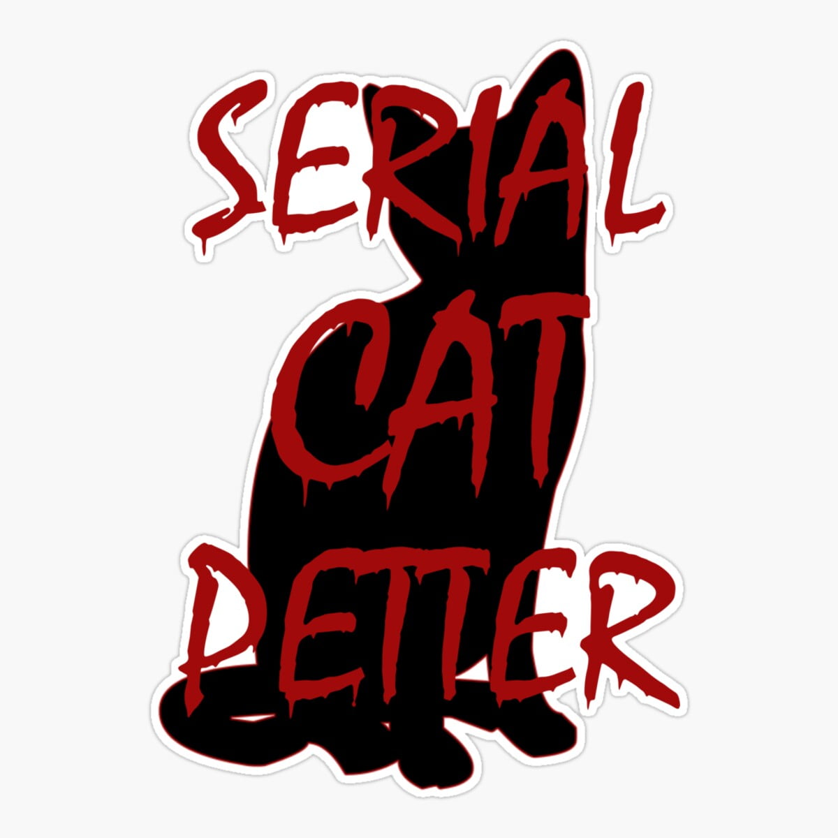 Maneki Serial Cat Petter Sticker, Phone Decal Water Bottle Stickers Car ...