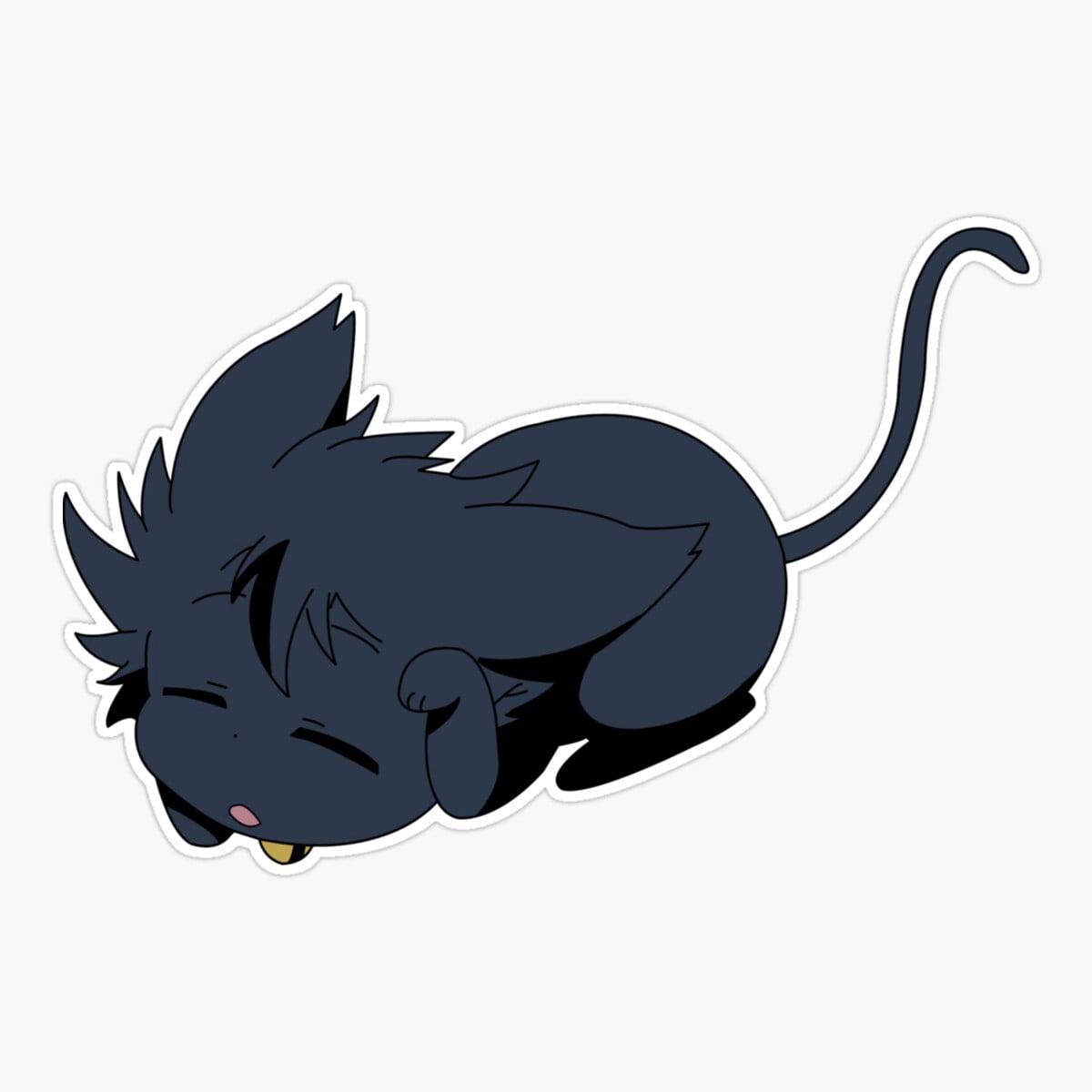 Maneki Servamp - Kuro Sloth Cute Cat Er, Phone Decal Water Bottle ...