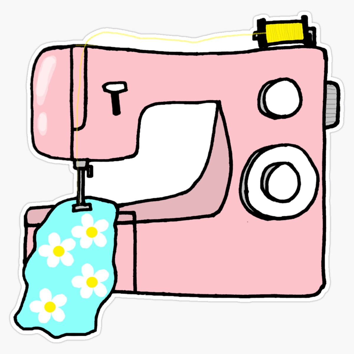 Maneki Sewing Machine Er, Phone Decal Water Bottle Stickers Car Decals ...