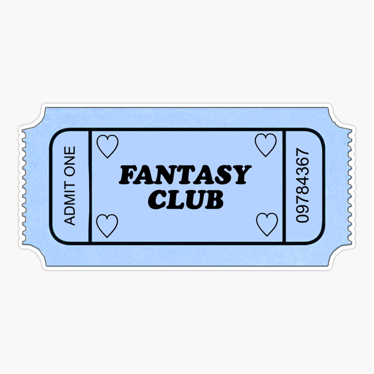 Maneki Sf9 Fantasy Club Ticket Sticker, Phone Decal Water Bottle ...