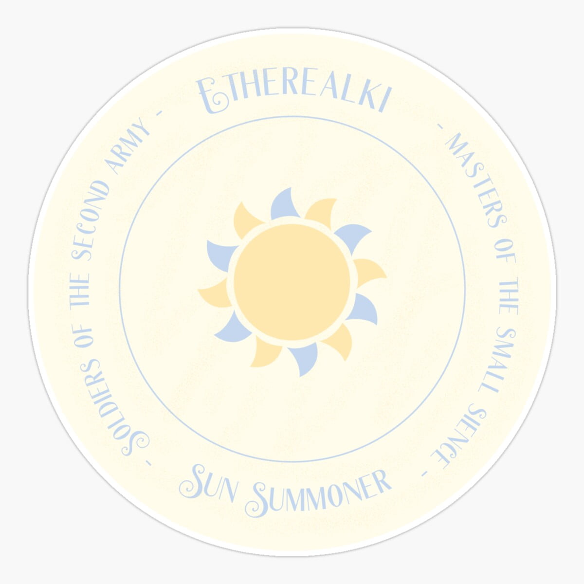 Maneki Shadow And Bone Grisha Sun Summoner Sticker, Phone Decal Water ...