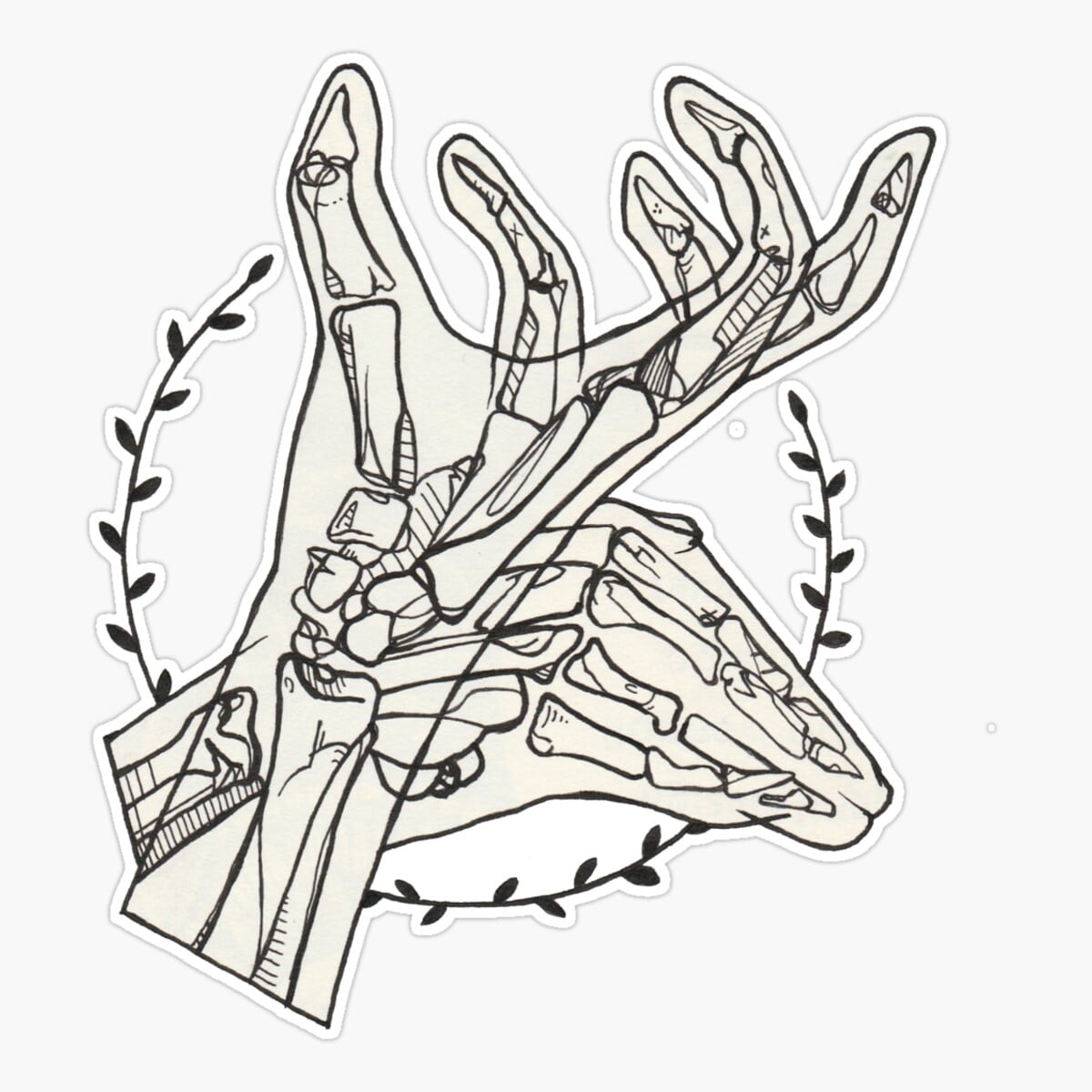 Maneki Shadow Bone. Er, Phone Decal Water Bottle Stickers Car Decals ...