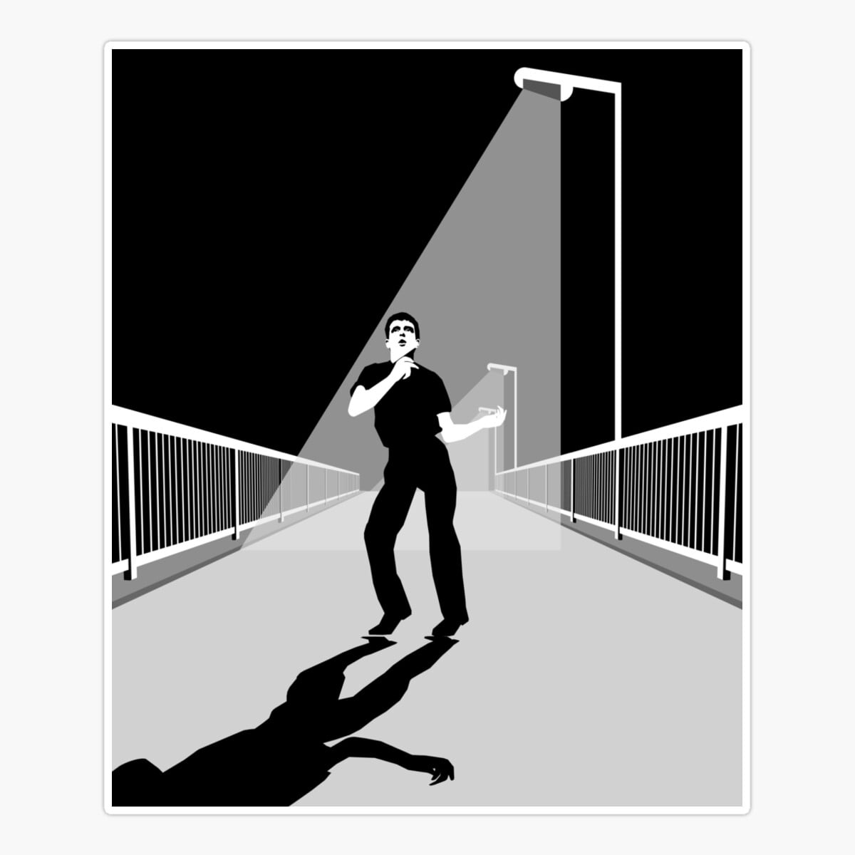 Maneki Shadowplay Epping Walk Bridge Edition Sticker, Phone Decal Water ...