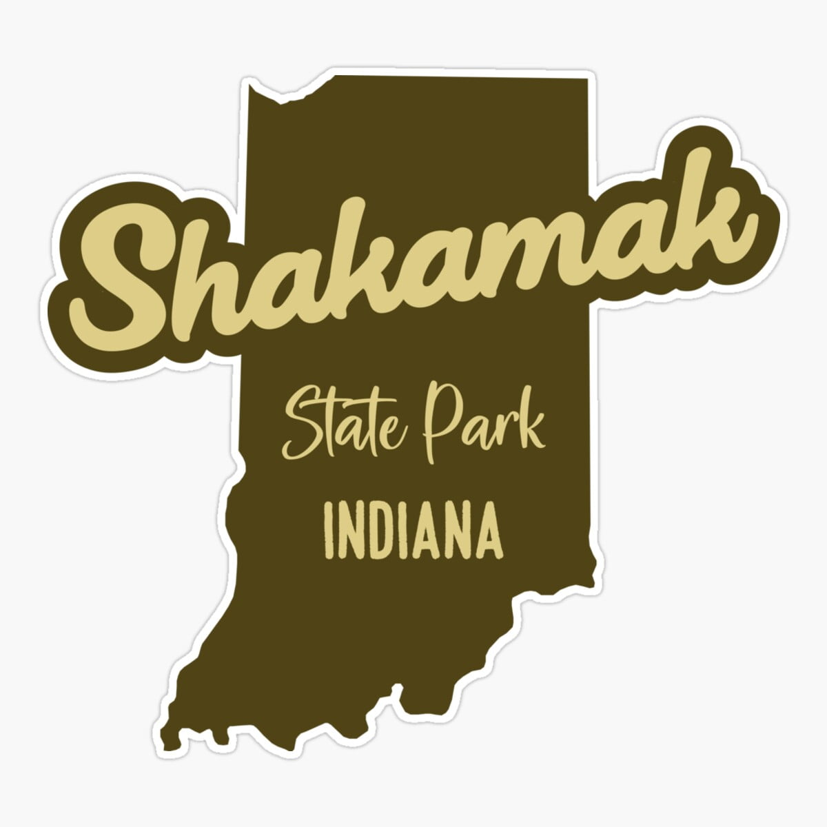Maneki Shakamak State Park Indiana Er, Phone Decal Water Bottle ...