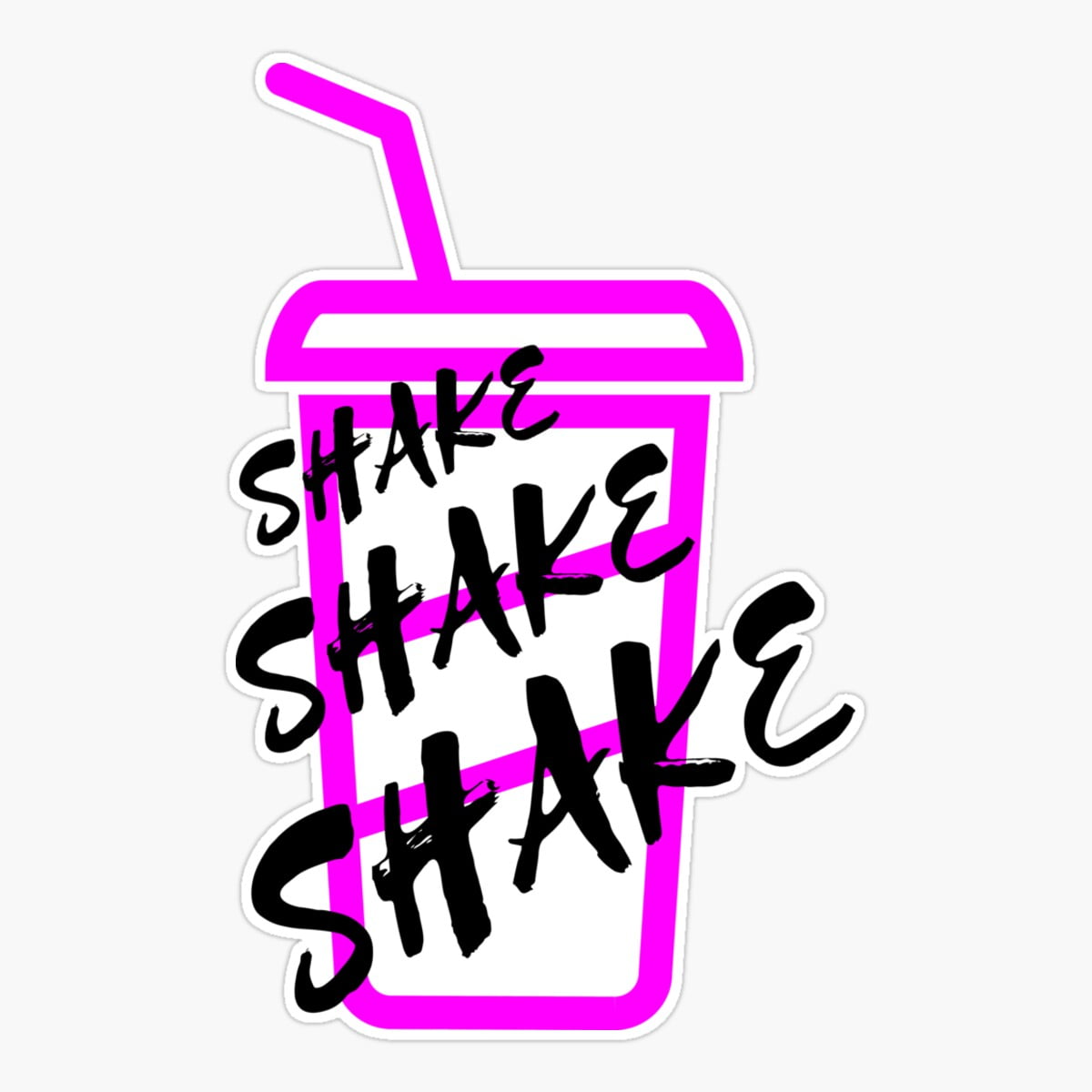 Maneki Shake Shake Shake Er, Phone Decal Water Bottle Stickers Car ...