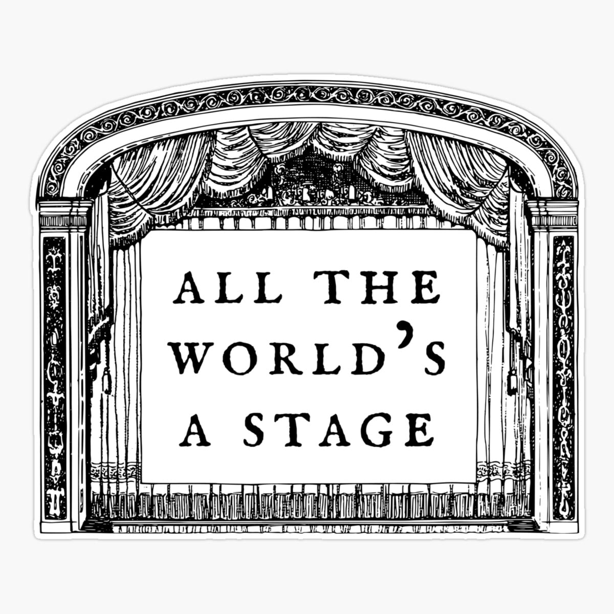 Maneki Shakespeare Quote - All The World’S A Stage - As You Like It ...