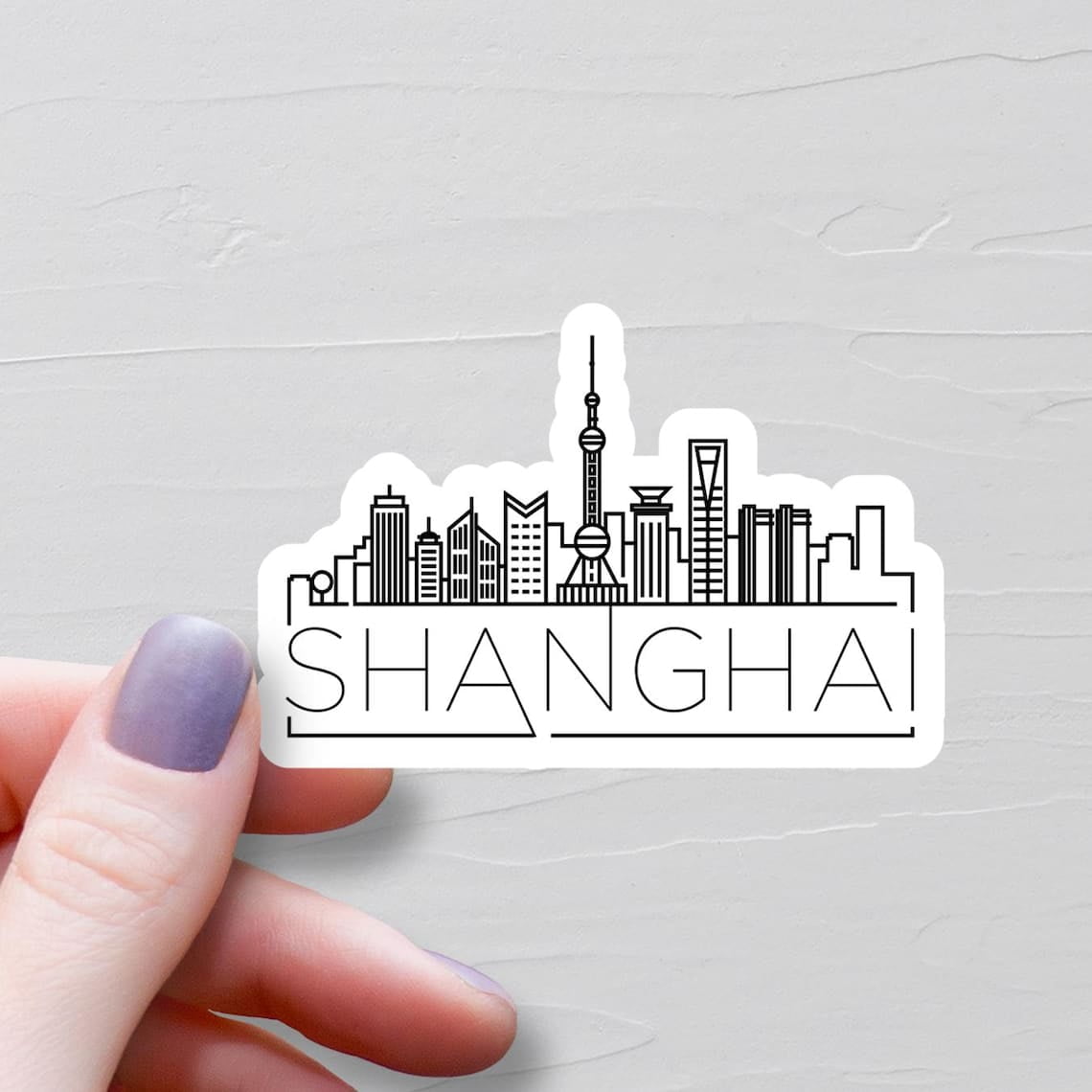 Maneki Shanghai Er, Vinyl Travel Ers, China Ers, Landmarks Skyline ...