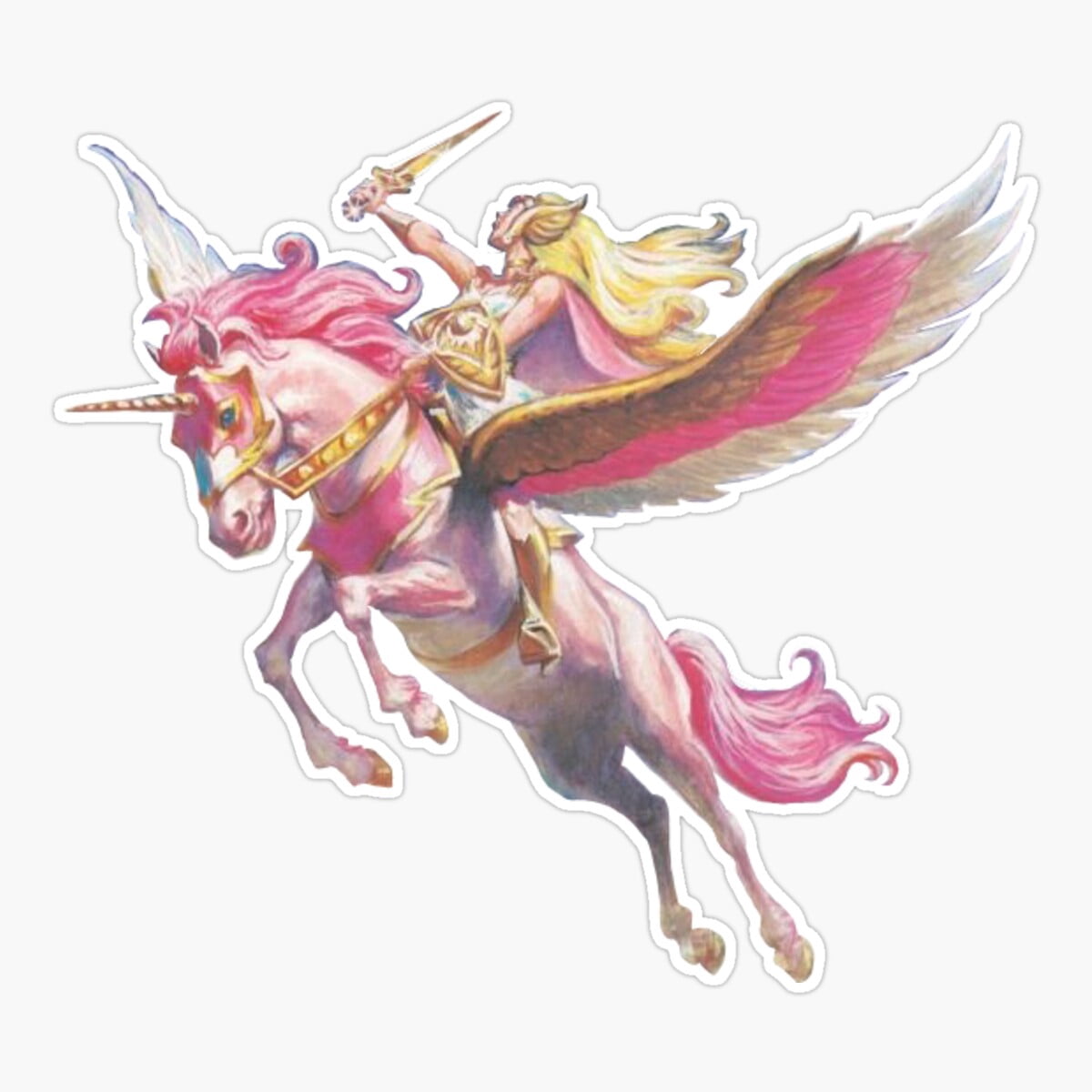 Maneki She-Ra And Swift Wind (1985) Sticker, Phone Decal Water Bottle ...