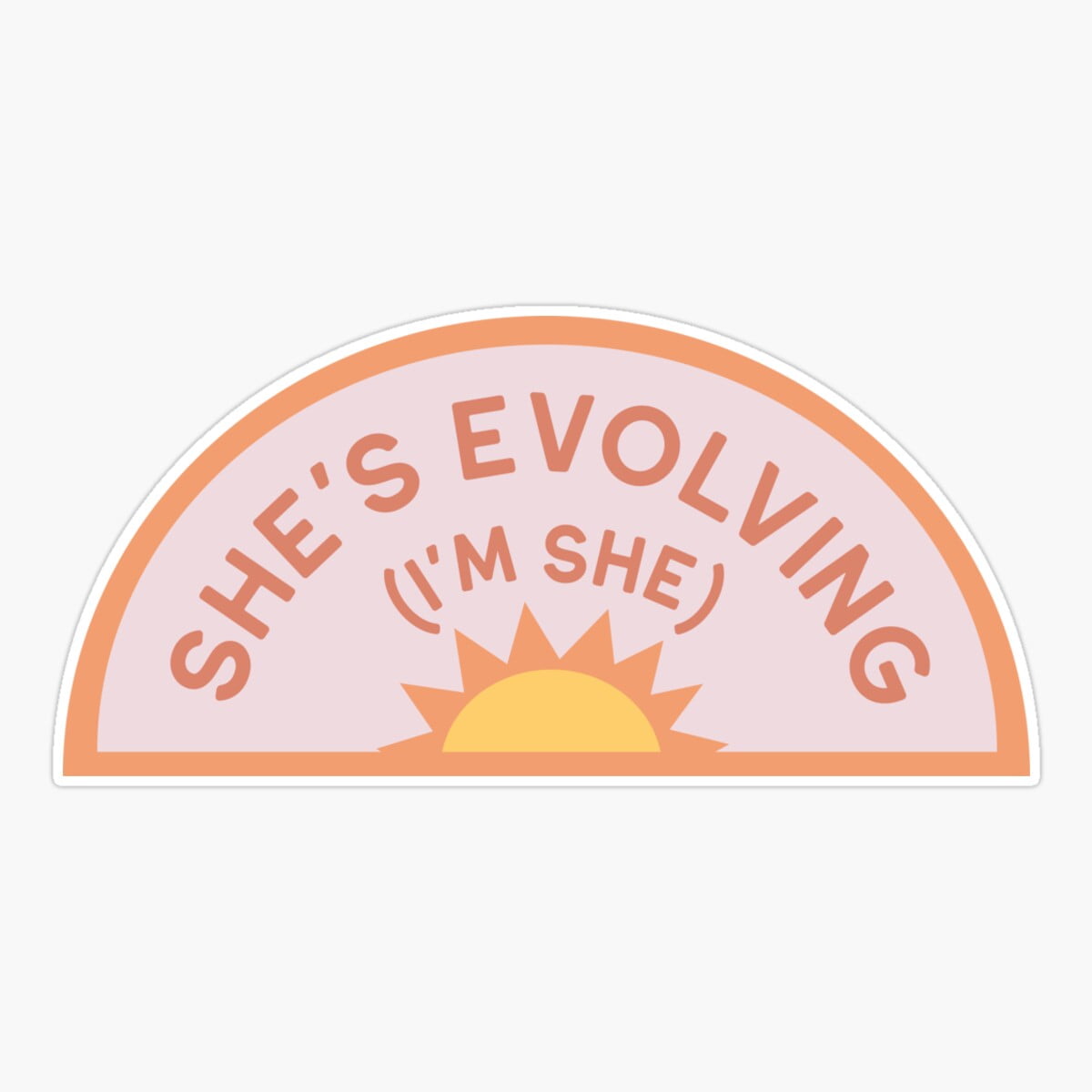 Maneki She'S Evolving (I'M She) Sun Stamp Sticker, Phone Decal Water Bottle Stickers Car Decals ...