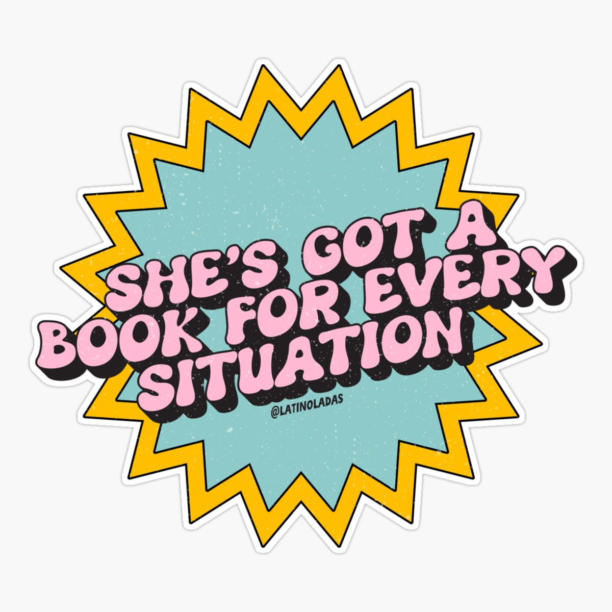 Maneki She'S Got A Book For Every Situation / Bookish Aesthetic Quote ...