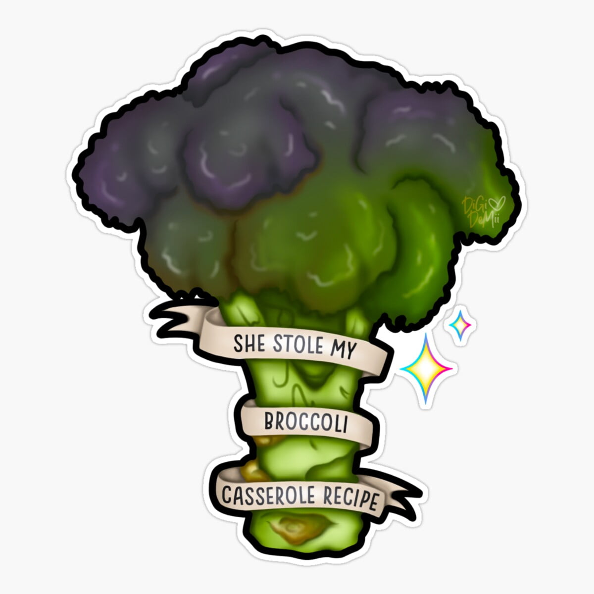 Maneki She Stole My Broccoli Cerole Recipe | Tik Tok Sticker, Phone ...