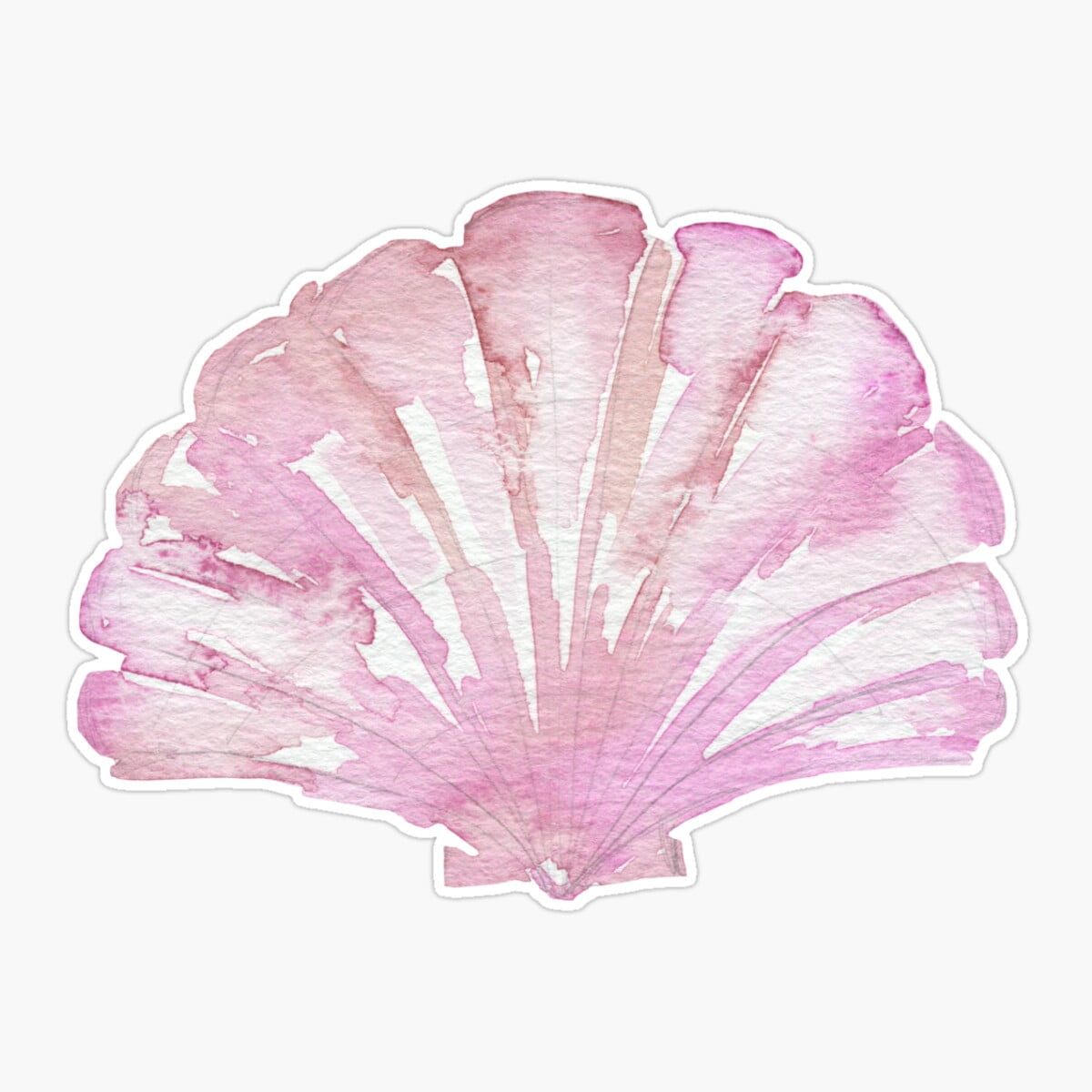 Maneki Shell Ya Later - Pink Seashells Sticker, Phone Decal Water ...