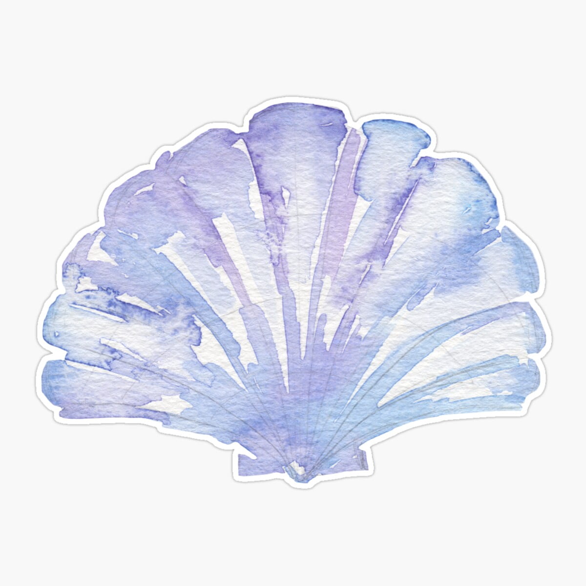 Maneki Shell Ya Later - Purple Seashells Sticker, Phone Decal Water ...