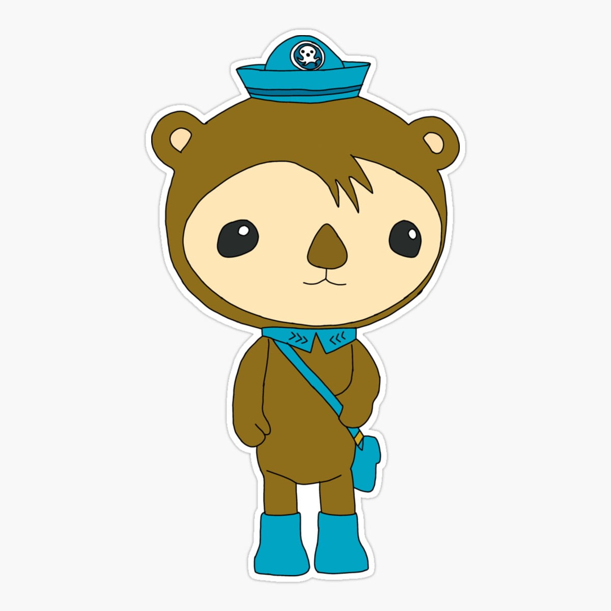 Maneki Shellington - Octonauts Sticker, Phone Decal Water Bottle ...