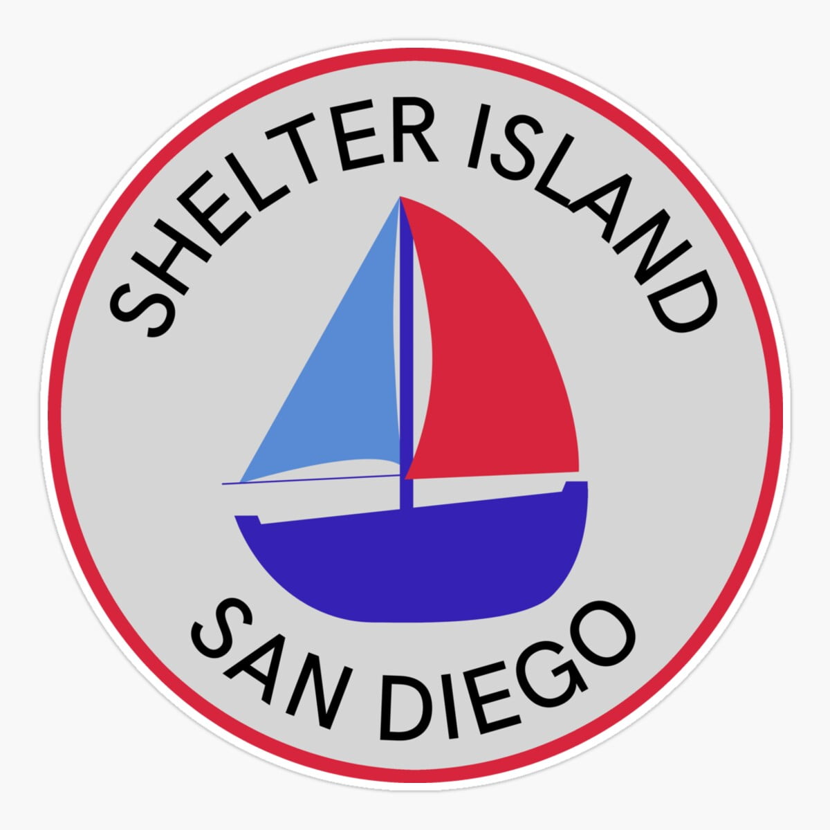 Maneki Shelter Island San Diego Sticker, Phone Decal Water Bottle ...