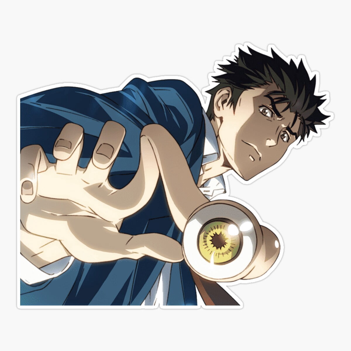 Maneki Shinichi From Parasyte Sticker, Phone Decal Water Bottle ...