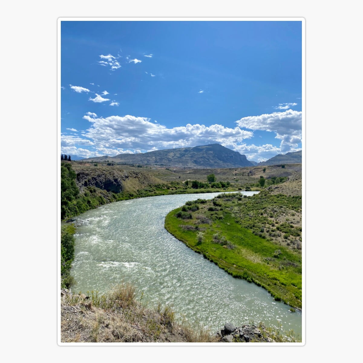 Maneki Shoshone River Er, Phone Decal Water Bottle Stickers Car Decals ...