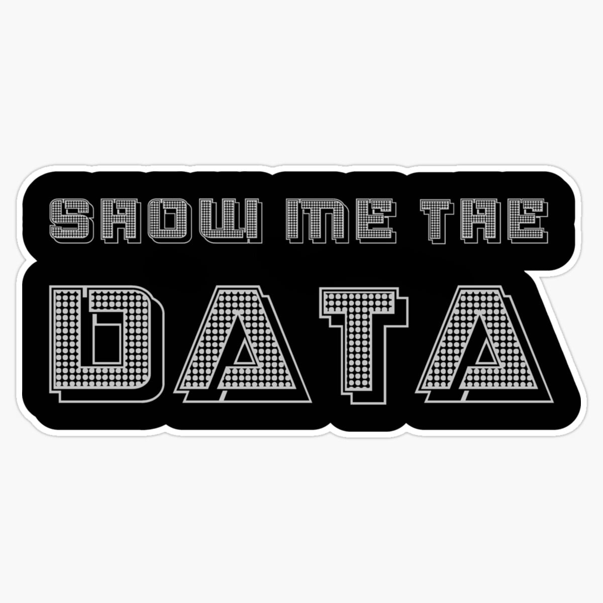 Maneki Show Me The Data - Artificial Intelligence Er, Phone Decal Water ...