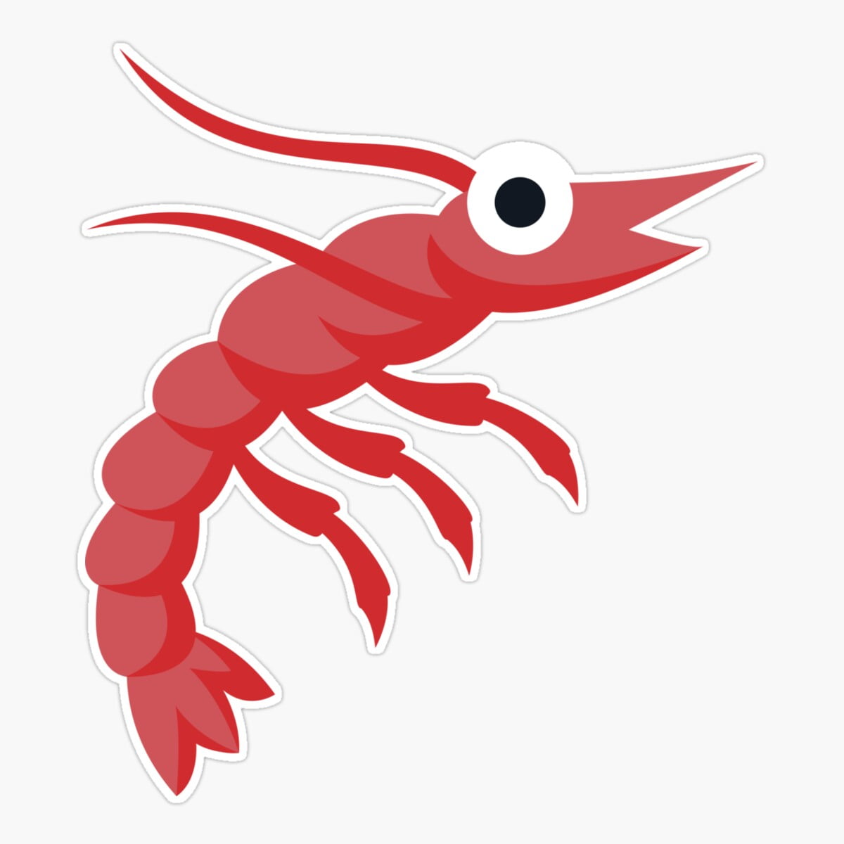 Maneki Shrimp, Prawn, Ishing, Seaood, Ocean, Sailing, Nature, Cartoon ...