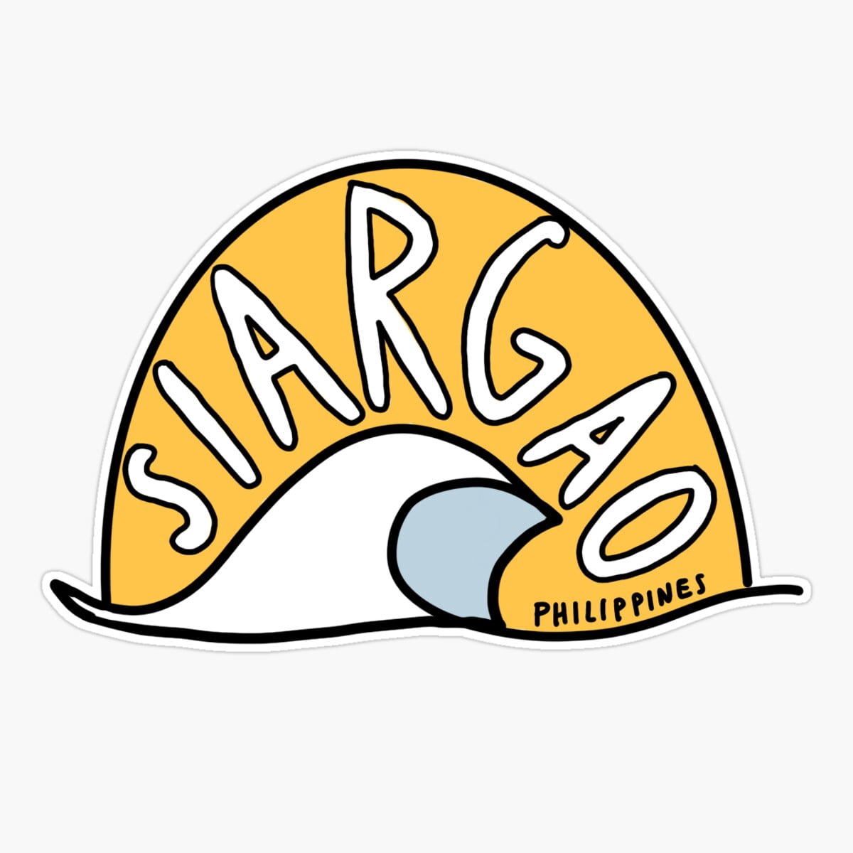 Maneki Siargao Sticker, Phone Decal Water Bottle Stickers Car Decals ...