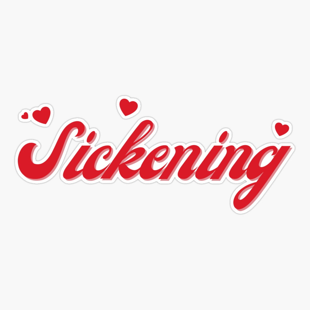 Maneki Sickening Y2K Aesthetic Sticker, Phone Decal Water Bottle ...