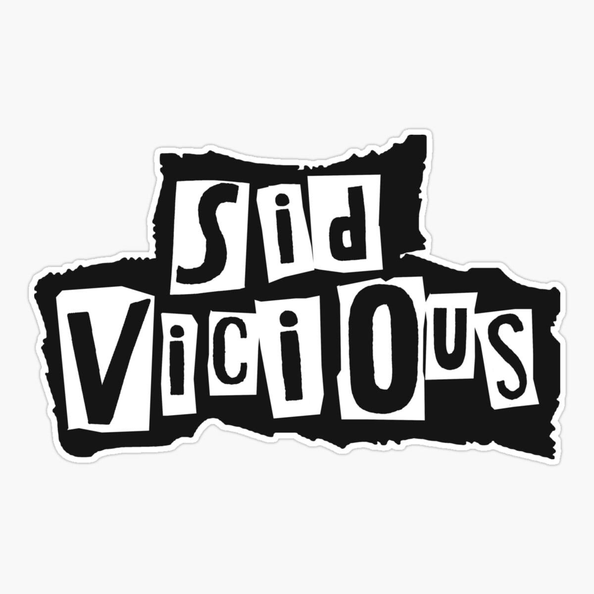 Maneki Sid Vicious Sticker, Phone Decal Water Bottle Stickers Car ...