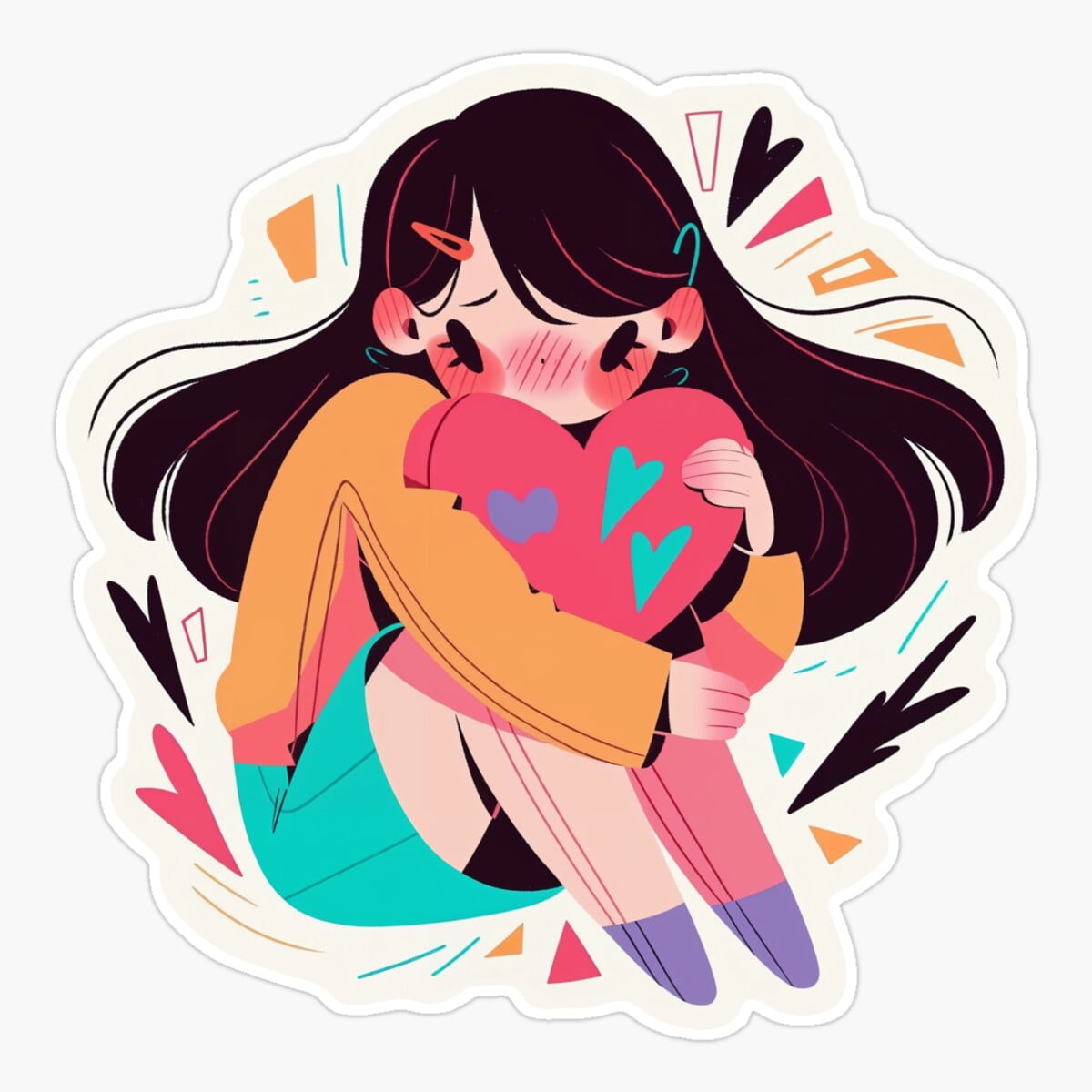 Maneki Silent Sadness – For The Sensitive Souls ?️ Sticker, Phone Decal ...