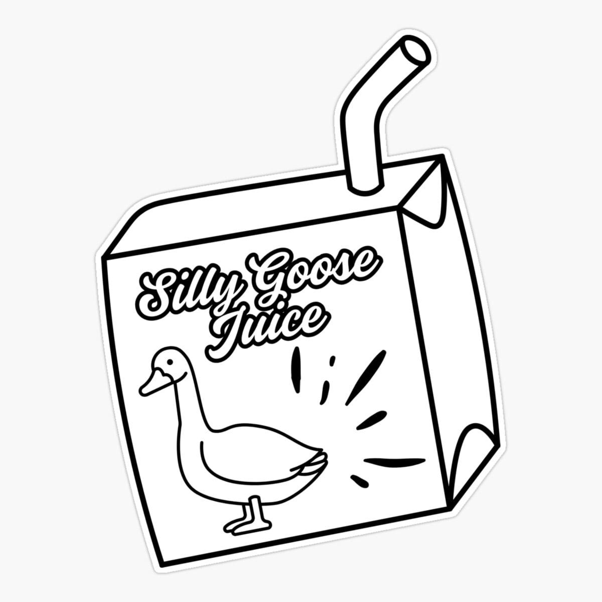 Maneki Silly Goose Er, Phone Decal Water Bottle Stickers Car Decals ...