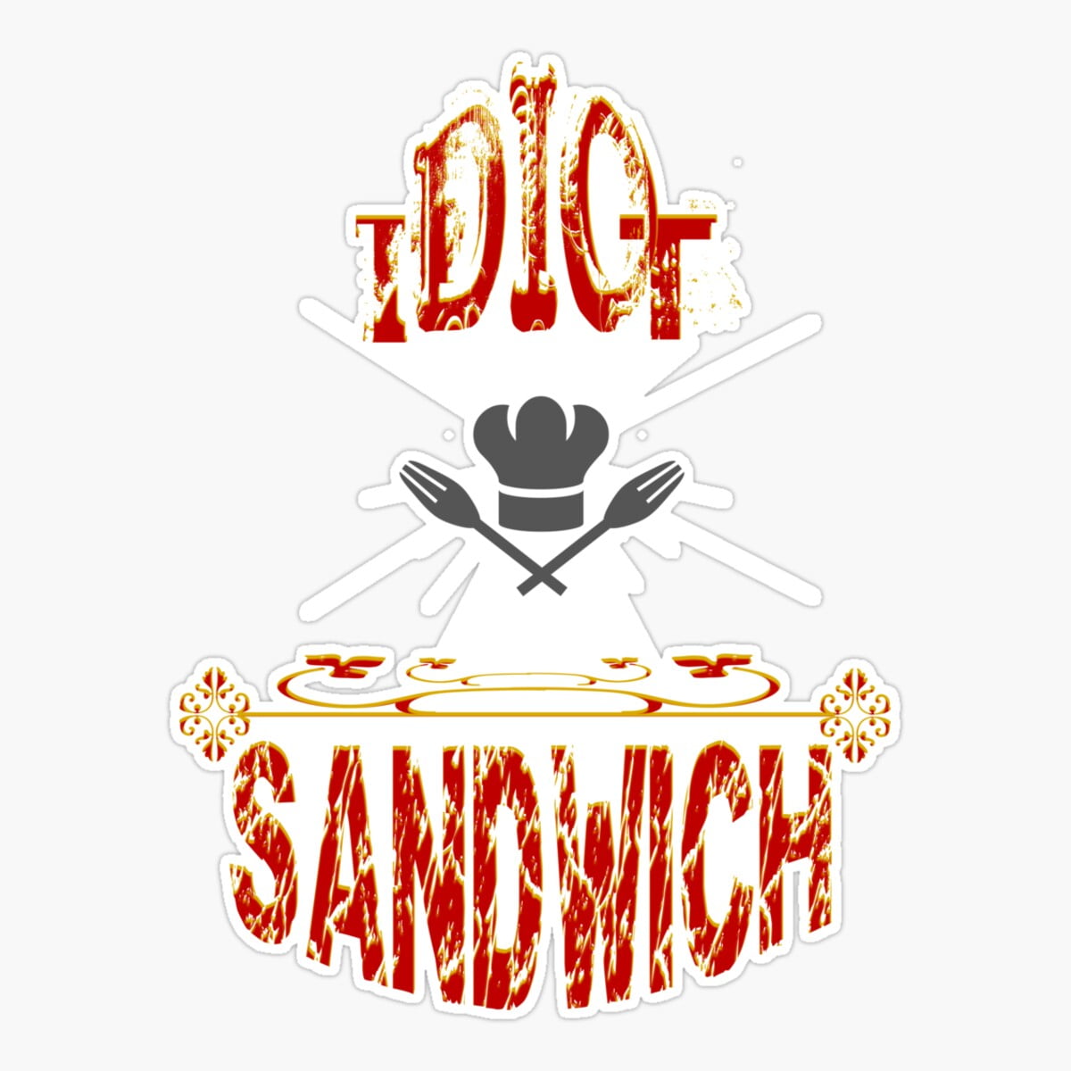 Maneki Silly Sandwich, V1 Sticker, Phone Decal Water Bottle Stickers ...